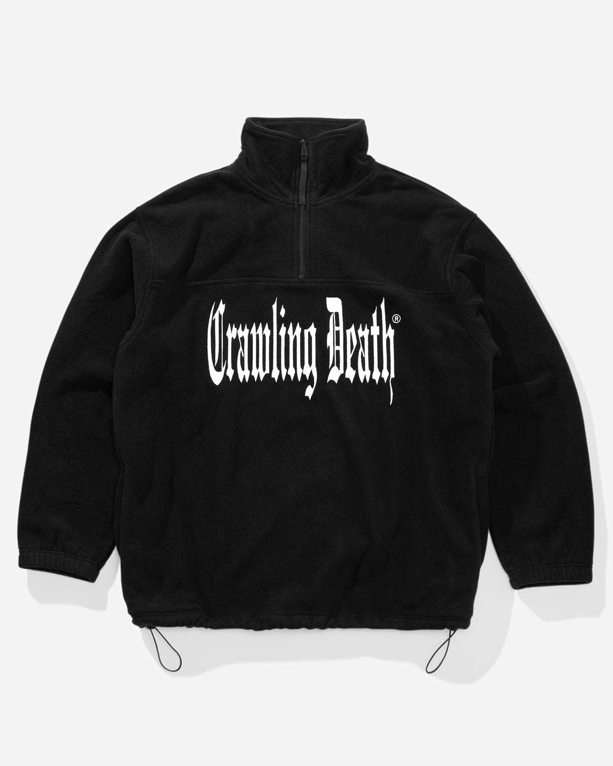 Stretch Gothic Polar Fleece | Black | Crawling Death